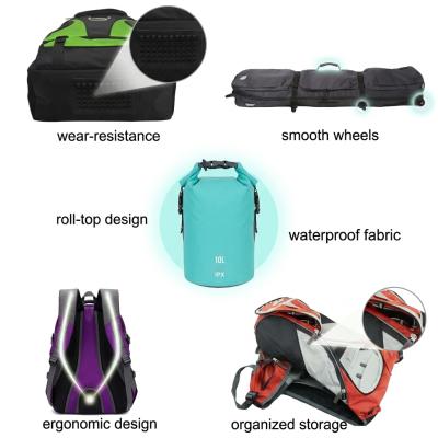 China Ventilated Boxing Glove Gym Bag with Separate Glove Compartments Mesh Panels Hand Wrap Organizer Pocket Combat Sports for sale