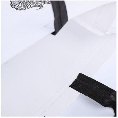 China Lightweight Tote Shopping Non Woven Reusable Bags Stylish With Handles for sale