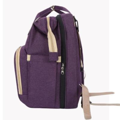 China Multiple Pockets Nylon Foldable Crib 20L Mummy Diaper Bag for sale