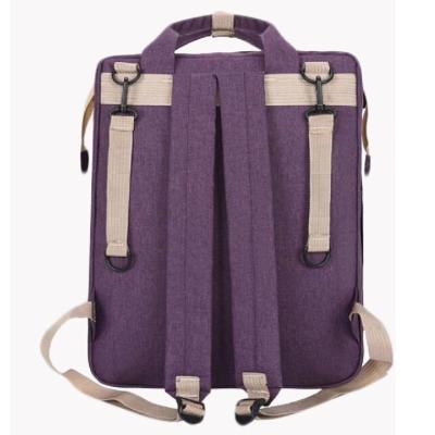 China Multiple Pockets Nylon Foldable Crib 20L Mummy Diaper Bag for sale