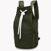 China Large Capacity Canvas Drawstring Baseball Bucket Backpack for sale