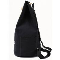 China Large Capacity Waterproof Canvas Drawstring Bucket Backpack for sale