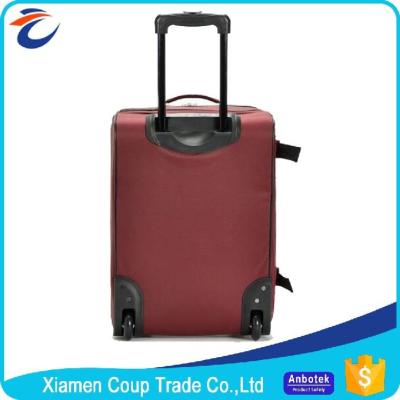 China Foldable Canvas Trolley Luggage Bags With 2 Wheels for sale