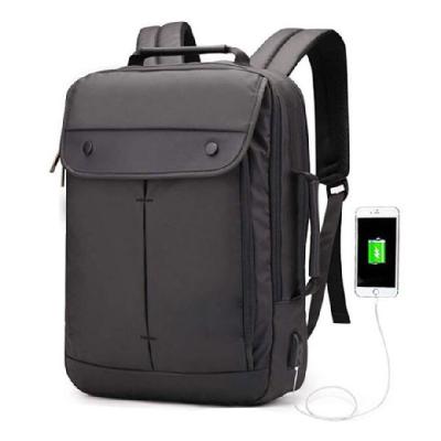 Bolso anti del ordenador portátil del hurto de Oxford del viaje de negocios para hombre con el USB