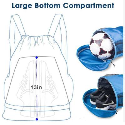 Китай Рюкзак сумки пляжа мокрой сепарации Drawstring сухой с отсеком ботинка продается
