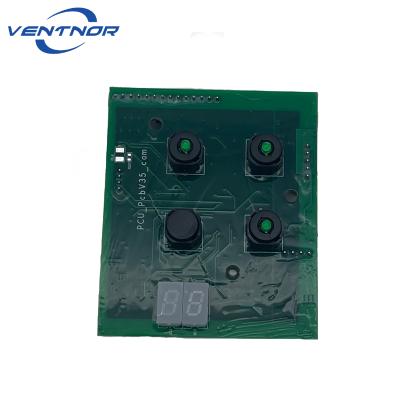 China 4 Button PCBA Circuit Board Assembly 2 Digit LED Display Dingli PCU Aerial Lift Part for sale