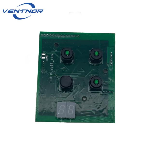Quality 4 Button PCBA Circuit Board Assembly 2 Digit LED Display Dingli PCU Aerial Lift Part for sale