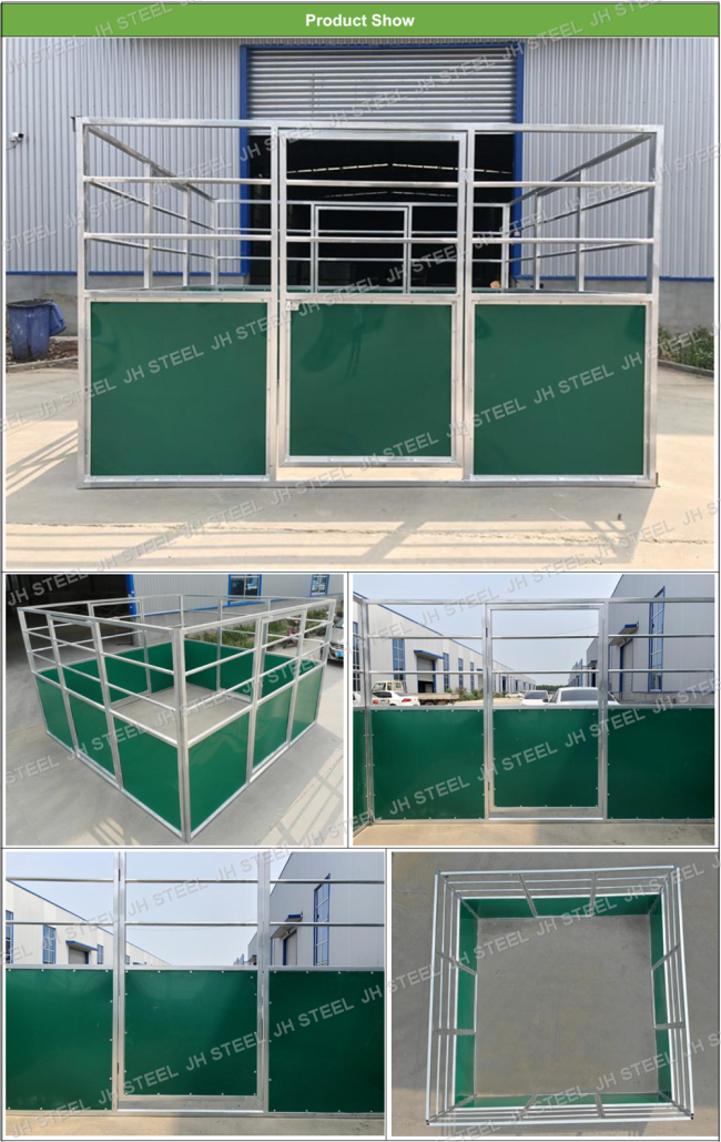 How to build an portable covered metal outdoor horse barn stall doors