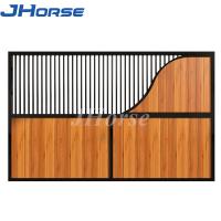 China Customizable Horse Stable Partitions Side Wall With Top Curve for sale