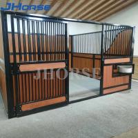 China PVC Bamboo Horse Stall Fronts Black White Or Customize for sale