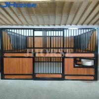 China PVC Bamboo Horse Stall Fronts Black White Or Customize for sale