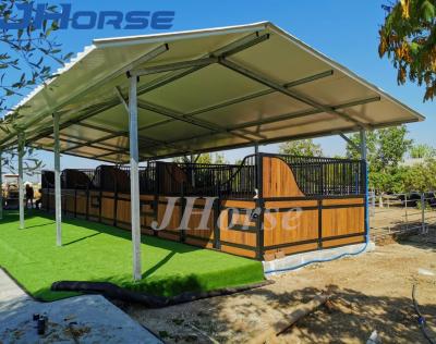 중국 쉬운 정비된 직류 전기로 자극된 마굿간 전면 펜스 패널 10ft 판매용