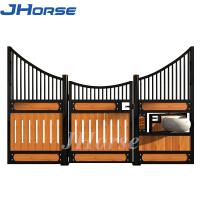 China Customizable Horse Stall Fronts Durable Powder Coating Bamboo Frame for sale