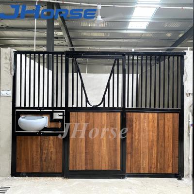 China Bamboo Infill 14feet High End Horse Stables Luxurious Heavy Duty Galvanized Economical for sale