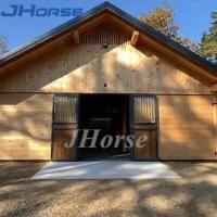 China Durable Horse Stall Fronts Temporary Interlock Double Dutch Door for sale