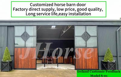 Китай Infilled бамбуковые двойные панели стойла двери 4x5m слинга для амбаров лошади продается