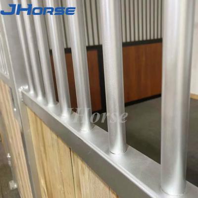 China Custom Steel Horse Stable Partitions / Horse Stable Box With Riding Equipment for sale
