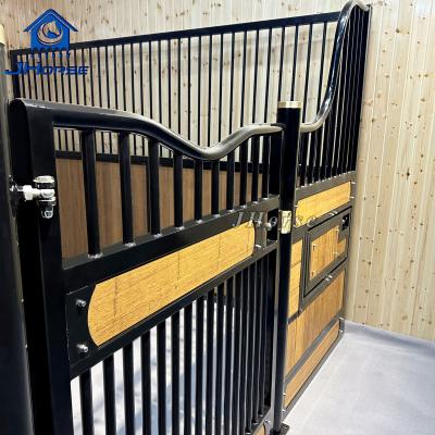 Cina 8ft x 8ft in polvere rivestito cavallo stall pannelli anteriori con pannello in PVC in vendita