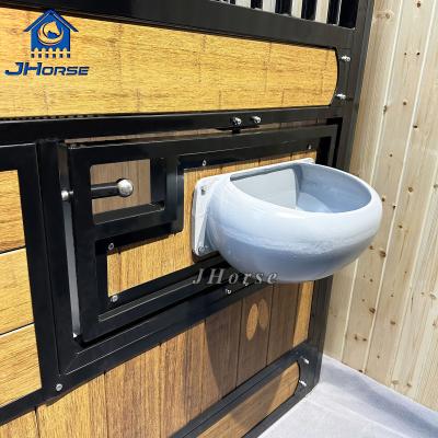 Cina 8ft x 8ft in polvere rivestito cavallo stall pannelli anteriori con pannello in PVC in vendita