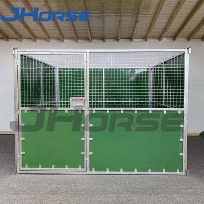 China Customized European Horse Stalls Featuring Welded Panels In Portable Horse Stable for sale