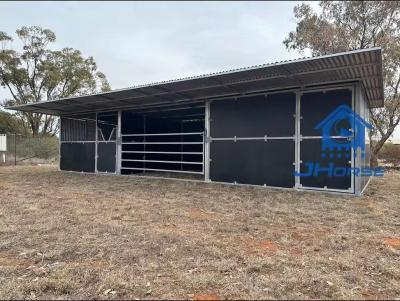 China Customized European Horse Stalls Featuring Welded Panels In Portable Horse Stable for sale