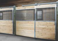 China Pre Made Temporary Horse Stall Fronts Solid Welded One Piece Frame for sale