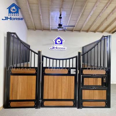 China Galvanized Horse Stable Front Panels Customizable Length and Height for Farms European Horse Stalls for sale