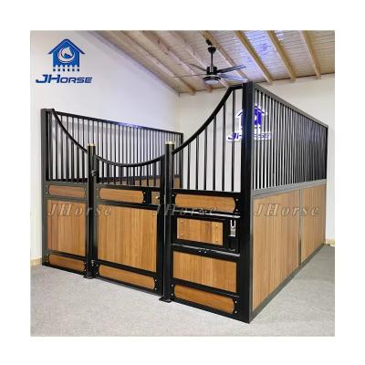 China Galvanized Horse Stable Front Panels Customizable Length and Height for Farms European Horse Stalls for sale