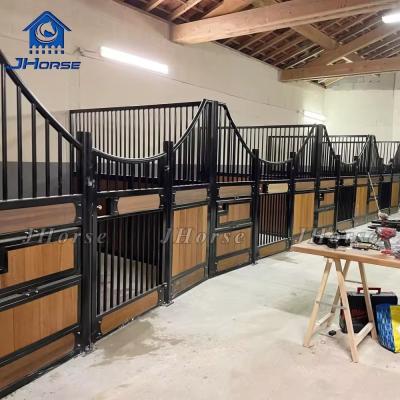 China European Horse Stalls Long Lasting Galvanized Surface Treatments For Farms European Horse Stalls for sale