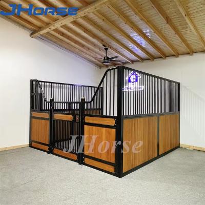China Durable Horse Stable Fronts With Swing Or Sliding Door for sale