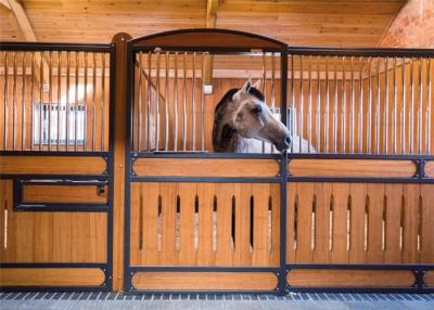 Cina La sicurezza ha galvanizzato i pannelli stabili dell'iarda del cavallo/i pannelli stalla del cavallo dentro e fuori con il bordo di bambù in vendita