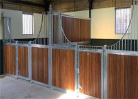 China Custom Galvanized Horse Stable Box Front Portable Panels Anti-rust for sale
