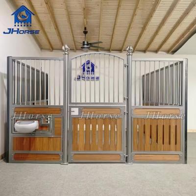 China Farms European Horse Stalls Stable Panels Fronts Custom Length for sale