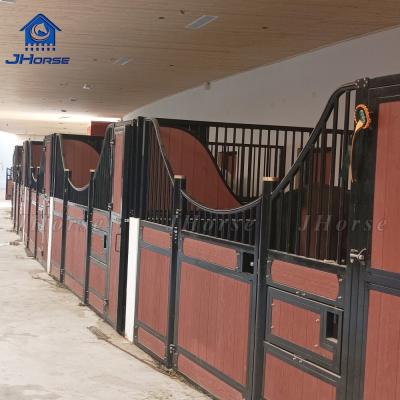 China Schommeldeur of schuifdeur Paard Stabiel staal en bamboe of op maat voor duurzame stabiele Te koop