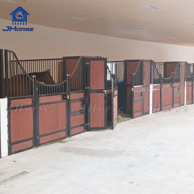 Китай Стальная рама лошадь устойчивый конечный укрытие лошадь устойчивый конюшня продается