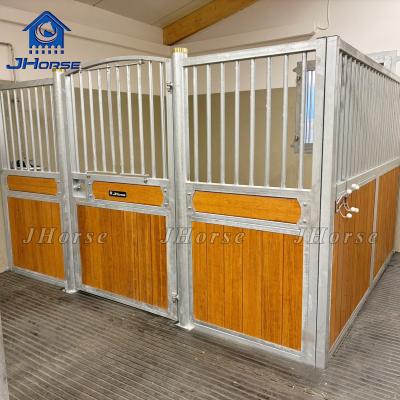 China Weatherproof European Horse Stalls Customized Swing Door Or Sliding Door for sale