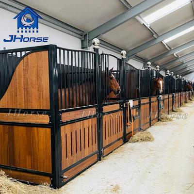 China Effortless Installation Horse Stable Stall With Practical Beautiful Design And Swing / Sliding Door for sale