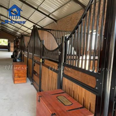China Indoor Europe Prefabricated Durable Equestrian Popular Confort Horse Stable Stall Box à venda