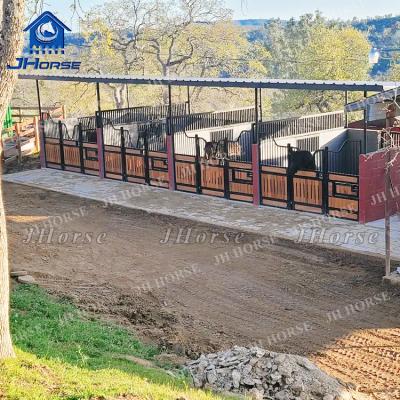 China Makkelijke installatie Ruiterproduct Prefab boerderijapparatuur Paardenstal Grote voordeur for sale