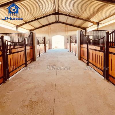 中国 モダンで美しく安全で耐久性のある竹製の快適で便利な馬小屋の正面ドア、馬房 販売のため