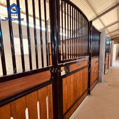 中国 カスタムデザイン 室内 プリファブ 粉末塗装 豪華 スイングドア 安全 重用 竹 木 馬 安定 キット 販売のため