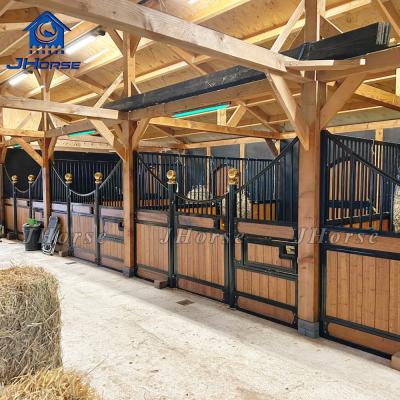 竹充填材付きカスタム馬小屋パネル 簡単組み立て ポータブル牧柵システム
