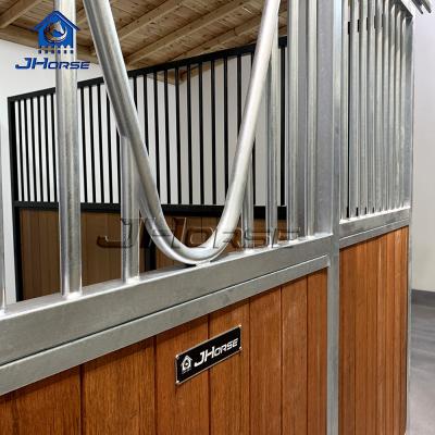 China Customized Safe Design Bamboo Horse Stable Front With Socializing Window for sale