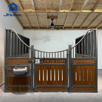 China Galvanized Steel Pipe Horse Stall Panels For Stable Construction Anti Rust for sale