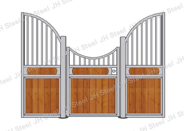 High quality ISO European horse stall with powder coated finish