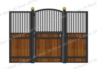 China Powder Coated Pine Solid Board 3.6m Horse Stall Front for sale
