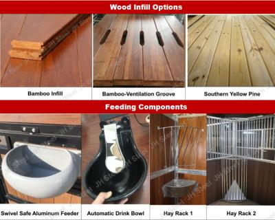 China Custom Steel Horse Stable Partitions / Horse Stable Box With Riding Equipment for sale
