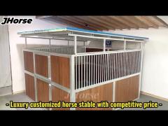 Eco Friendly Husbandry Equipment Horse Stables Panels With Roof