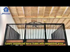 Simple Boarding Horse Stall System Horse Stables For Horses With Sliding Door