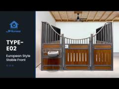 Equestrian Roof Prefabricated Free European Horse Stalls Farm Stables Equipment